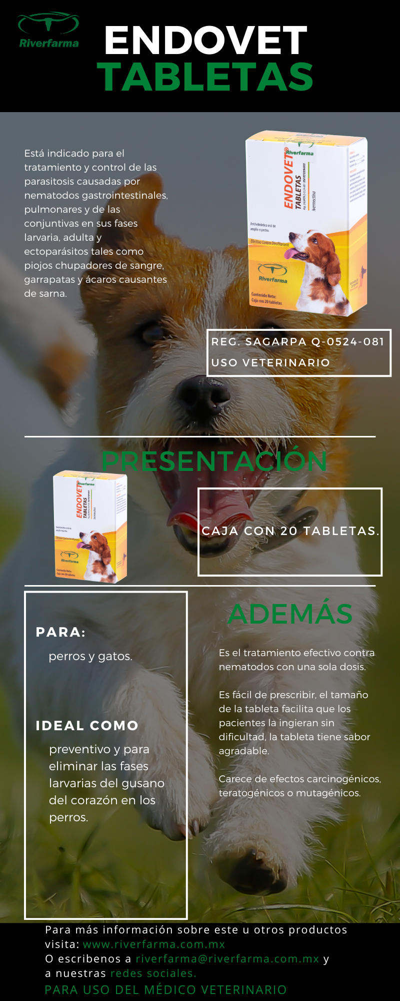 Endovet Tabletas - Riverfarma