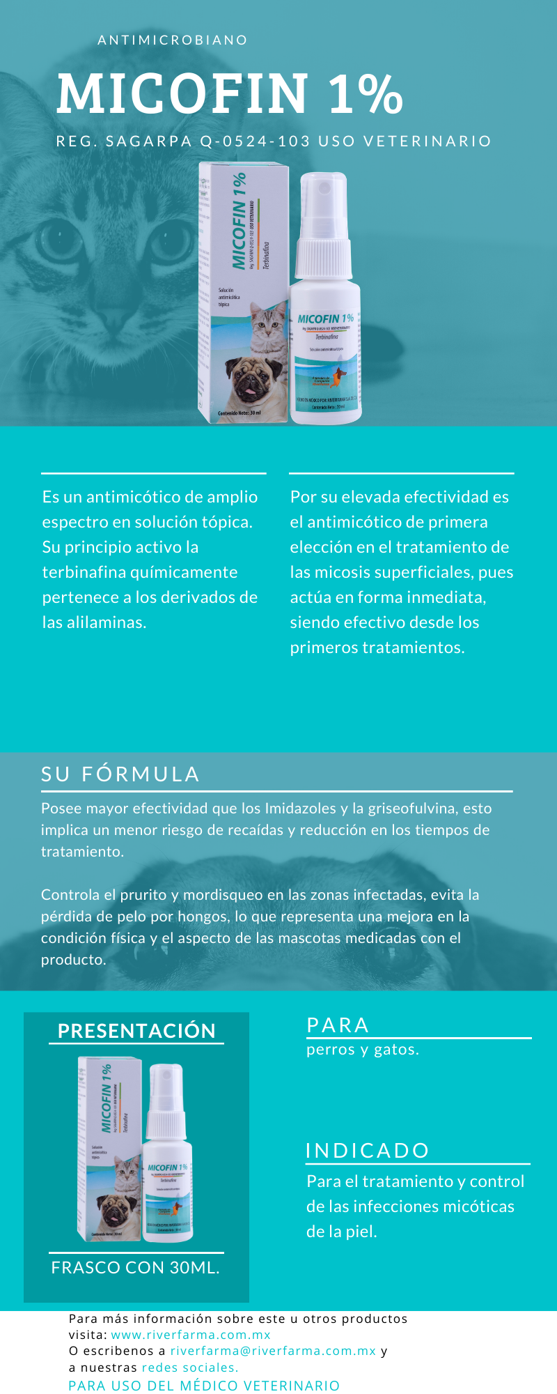 Micofin 1% Spray - Riverfarma