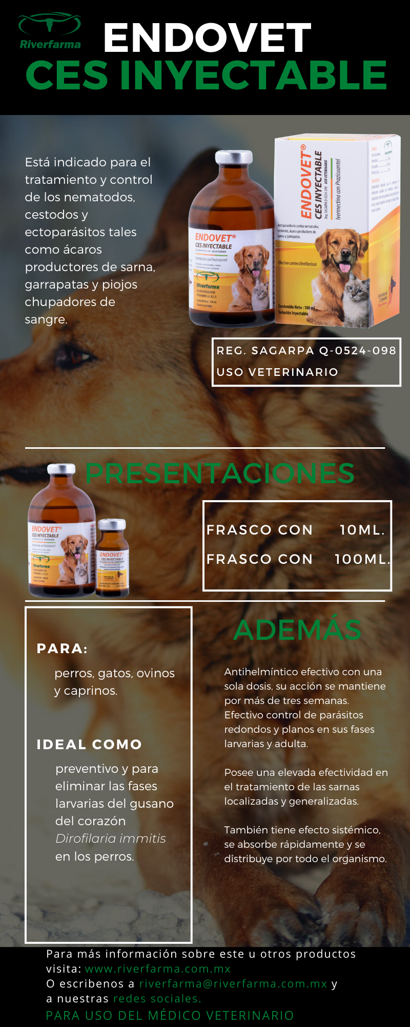 Endovet CES Inyectable - Riverfarma
