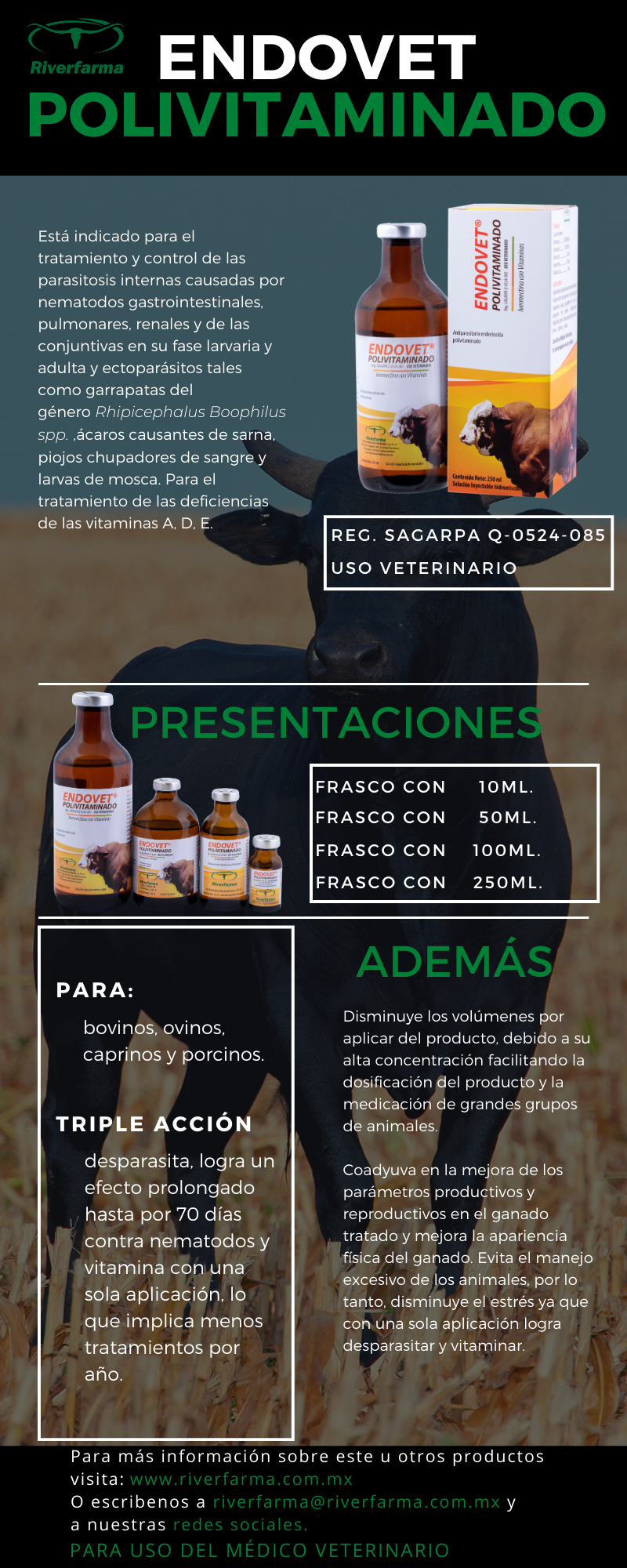 Endovet Polivitaminado - Riverfarma